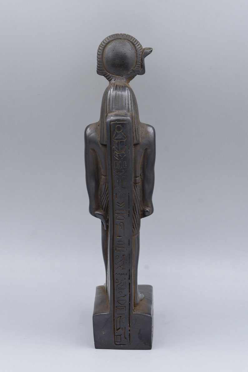 Statue of Ra Harakhte Sun God Crowned With a Solar Disk Black - Etsy