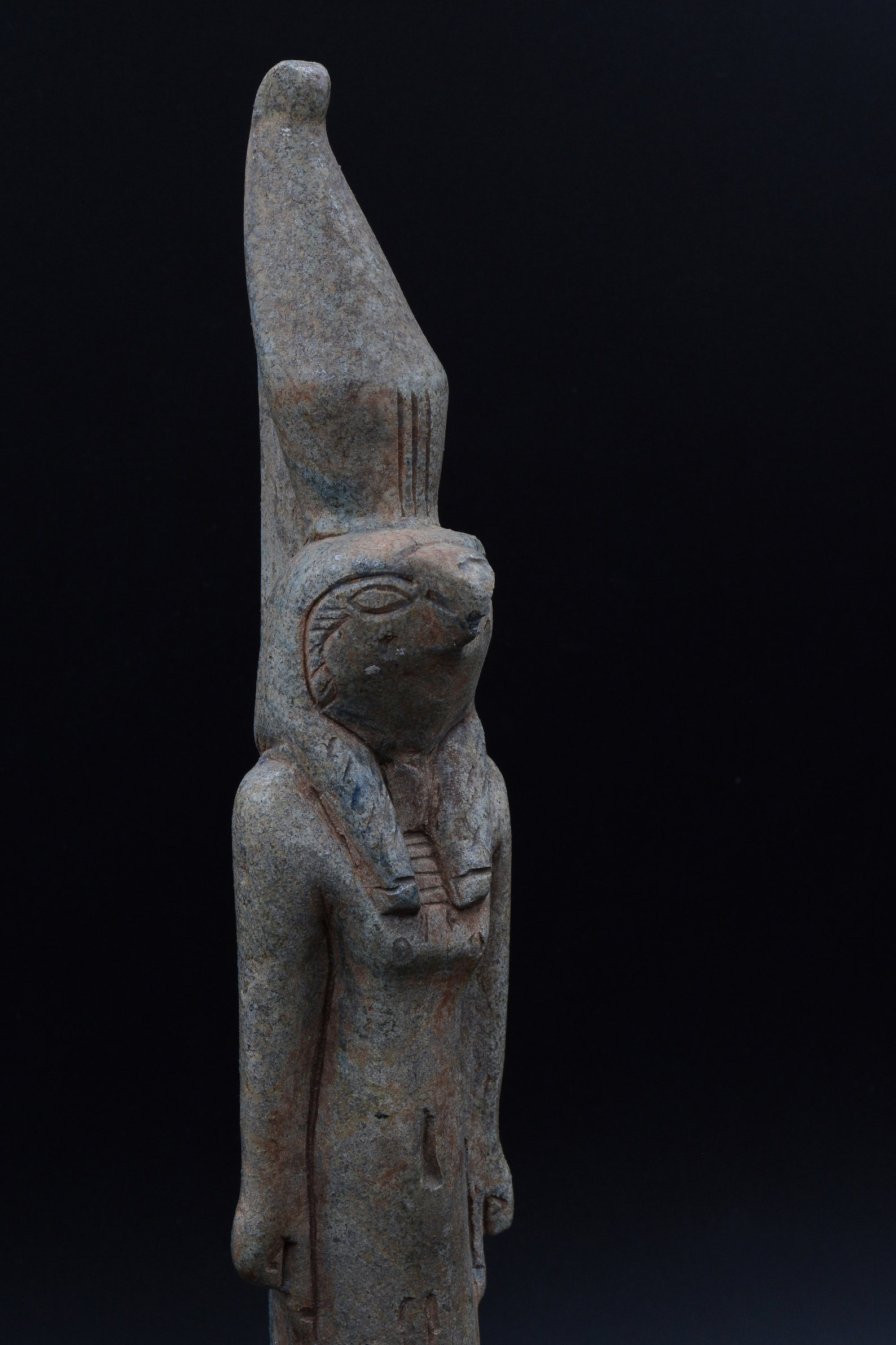 Statue of Egyptian Falcon Bird God Horus Stone Made in Egypt | Etsy