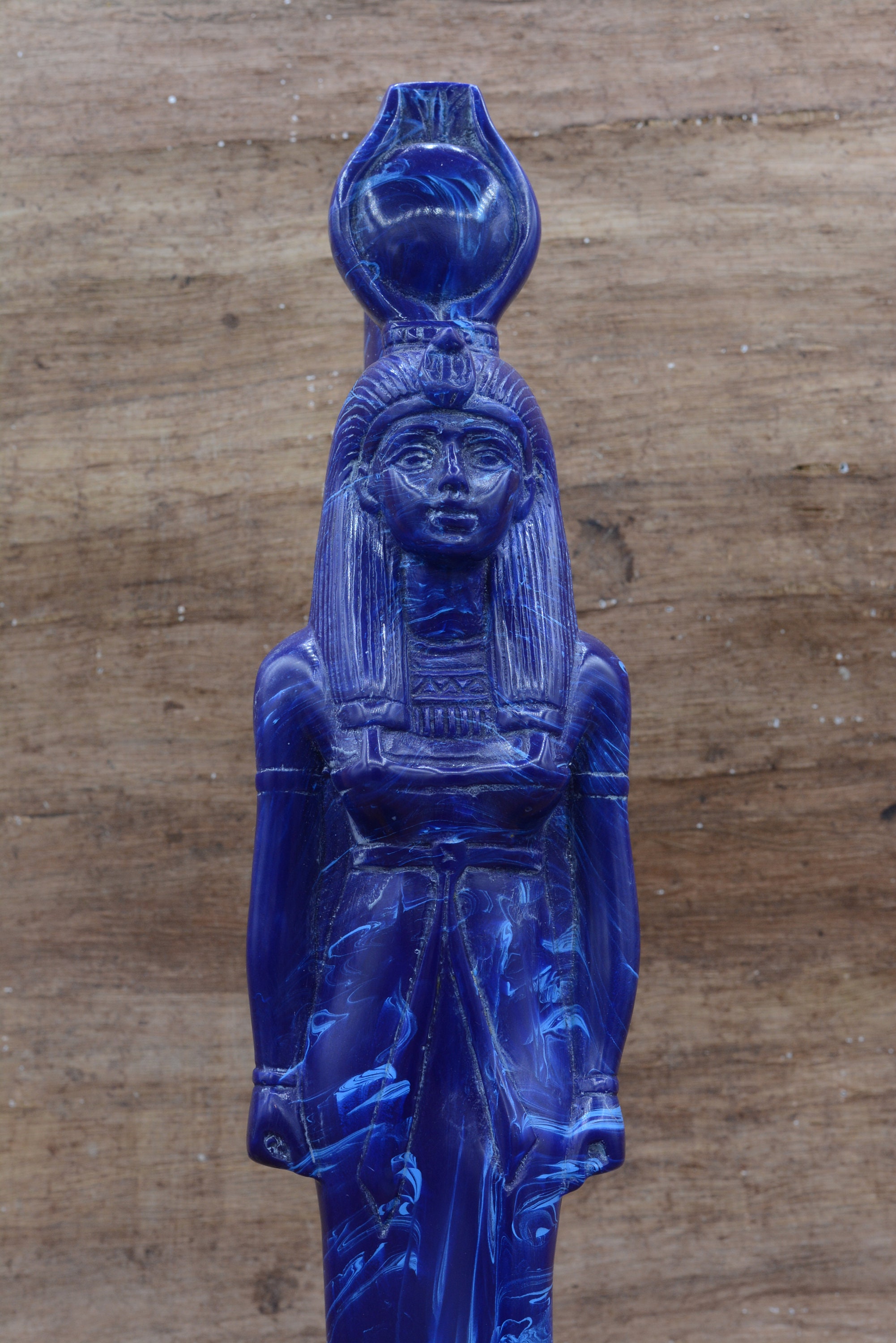 Isis Statue Blue Goddess of Healing and Magic Altar Statue - Etsy