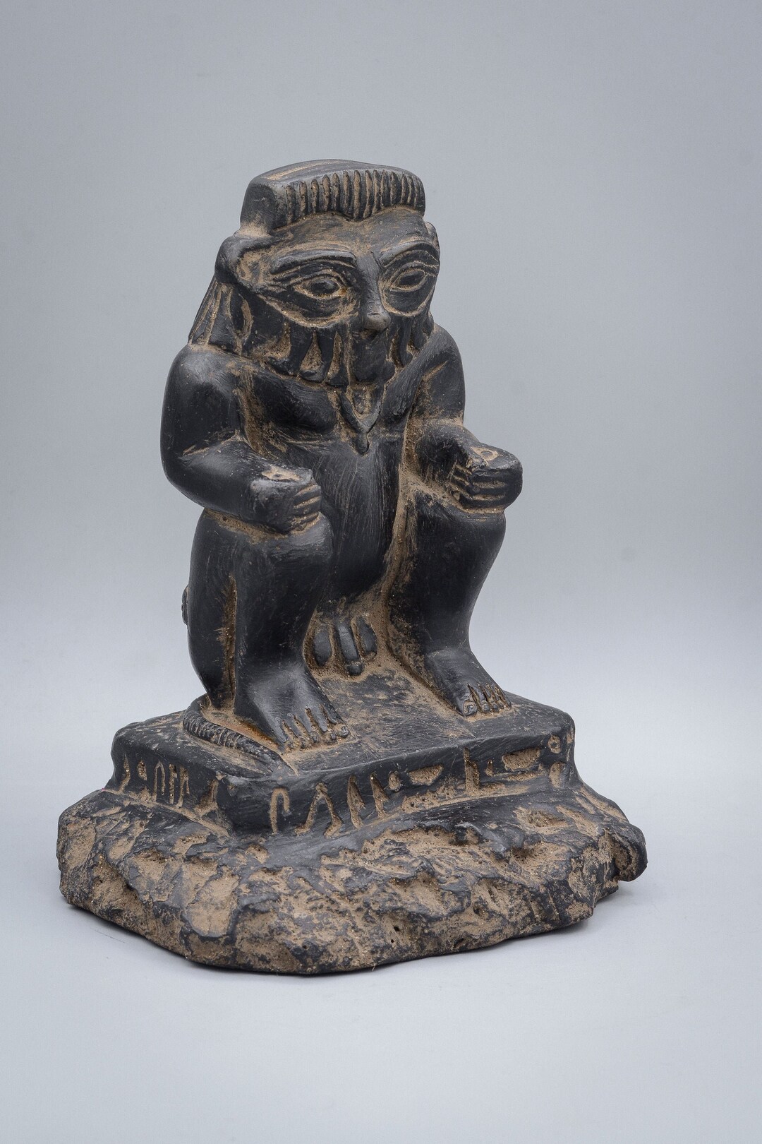 Unique Statue of God Bes the Dwarf, Protector of Households Stone Made ...