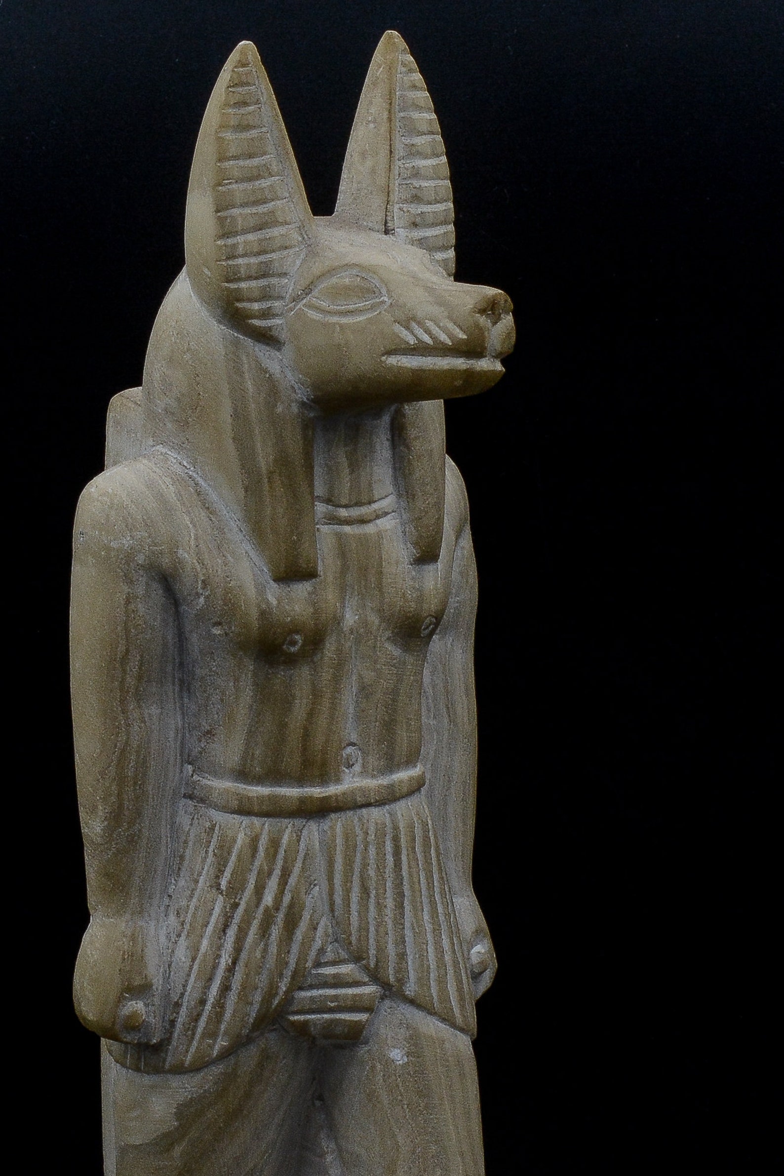 Unique Egyptian God Anubis Statue Vintage Carved Nature Stone - Etsy