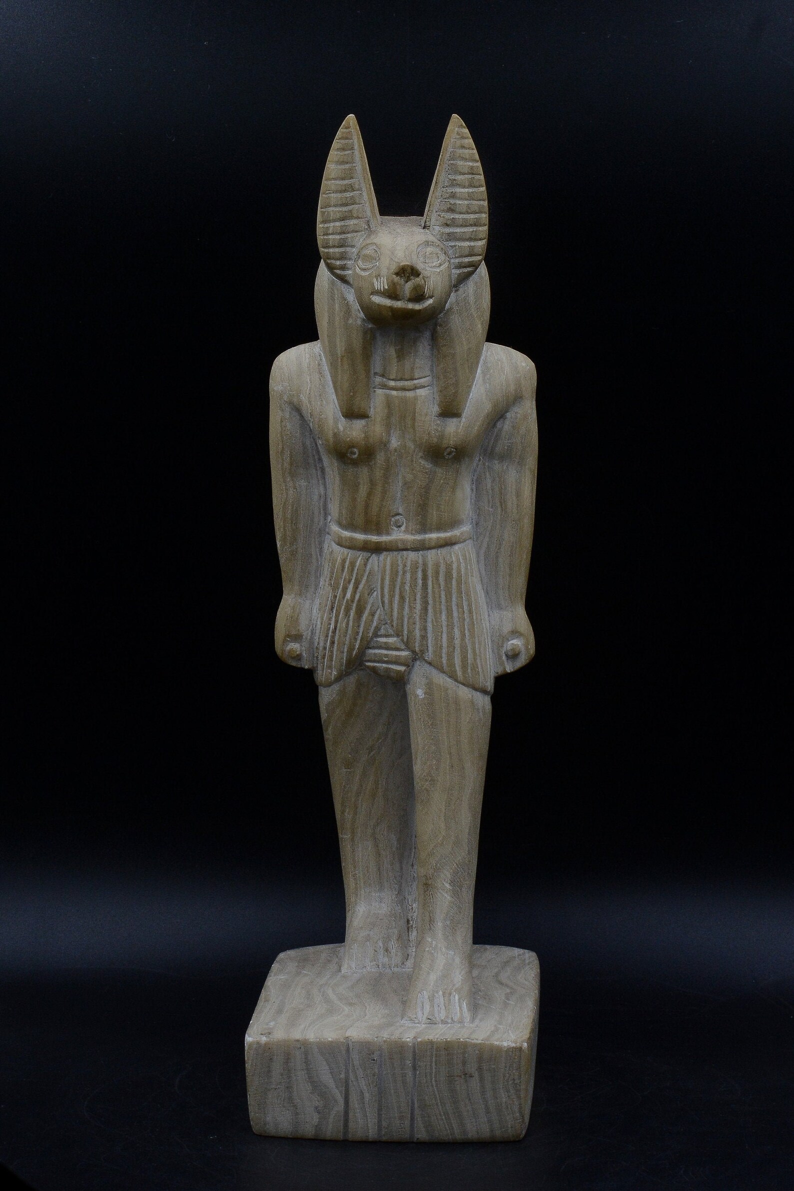 Unique Egyptian God Anubis Statue Vintage Carved Nature Stone - Etsy
