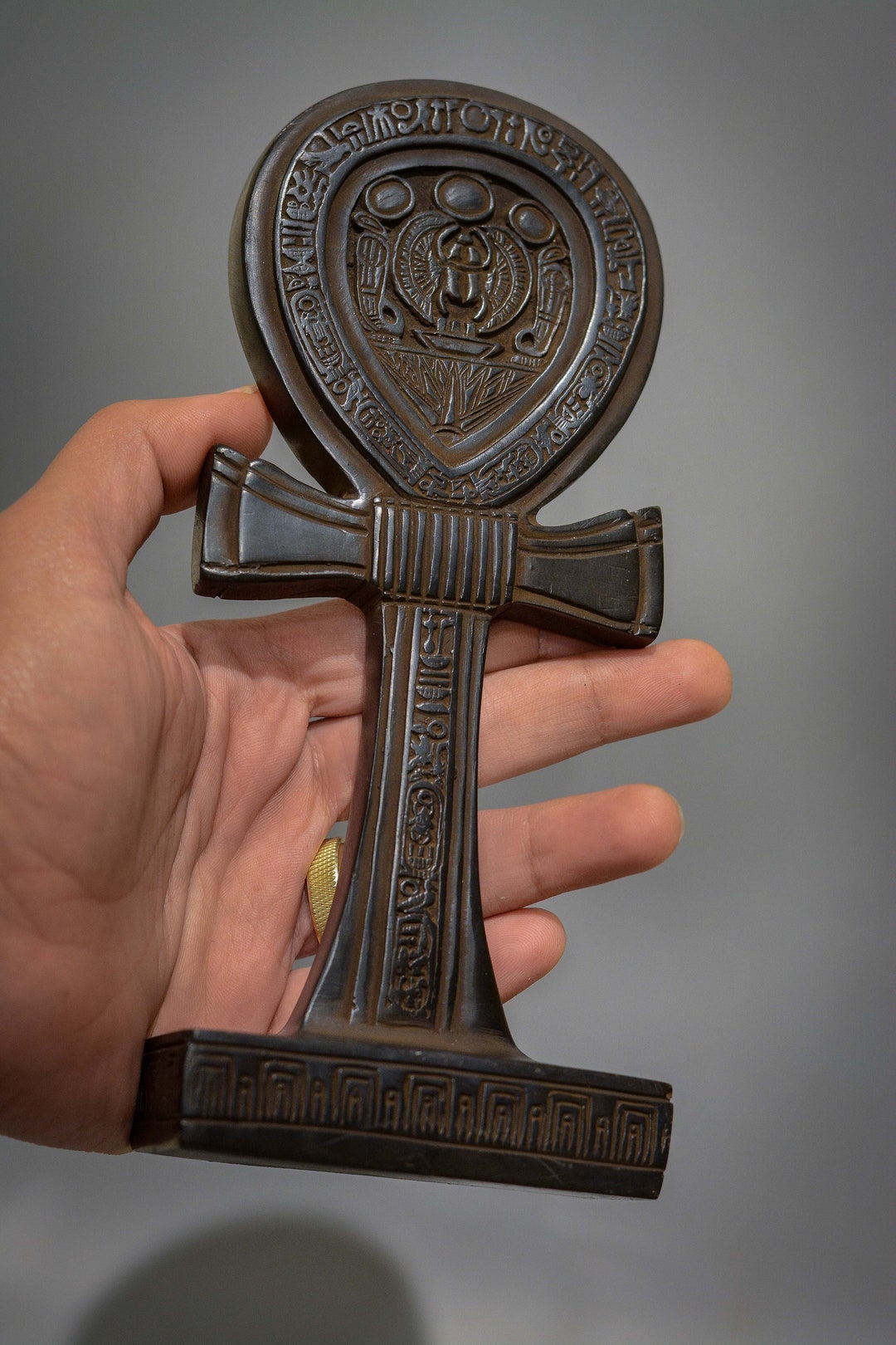 Ancient Egyptian Ankh key of Life Symbol Hieroglyphic With Scarab ...