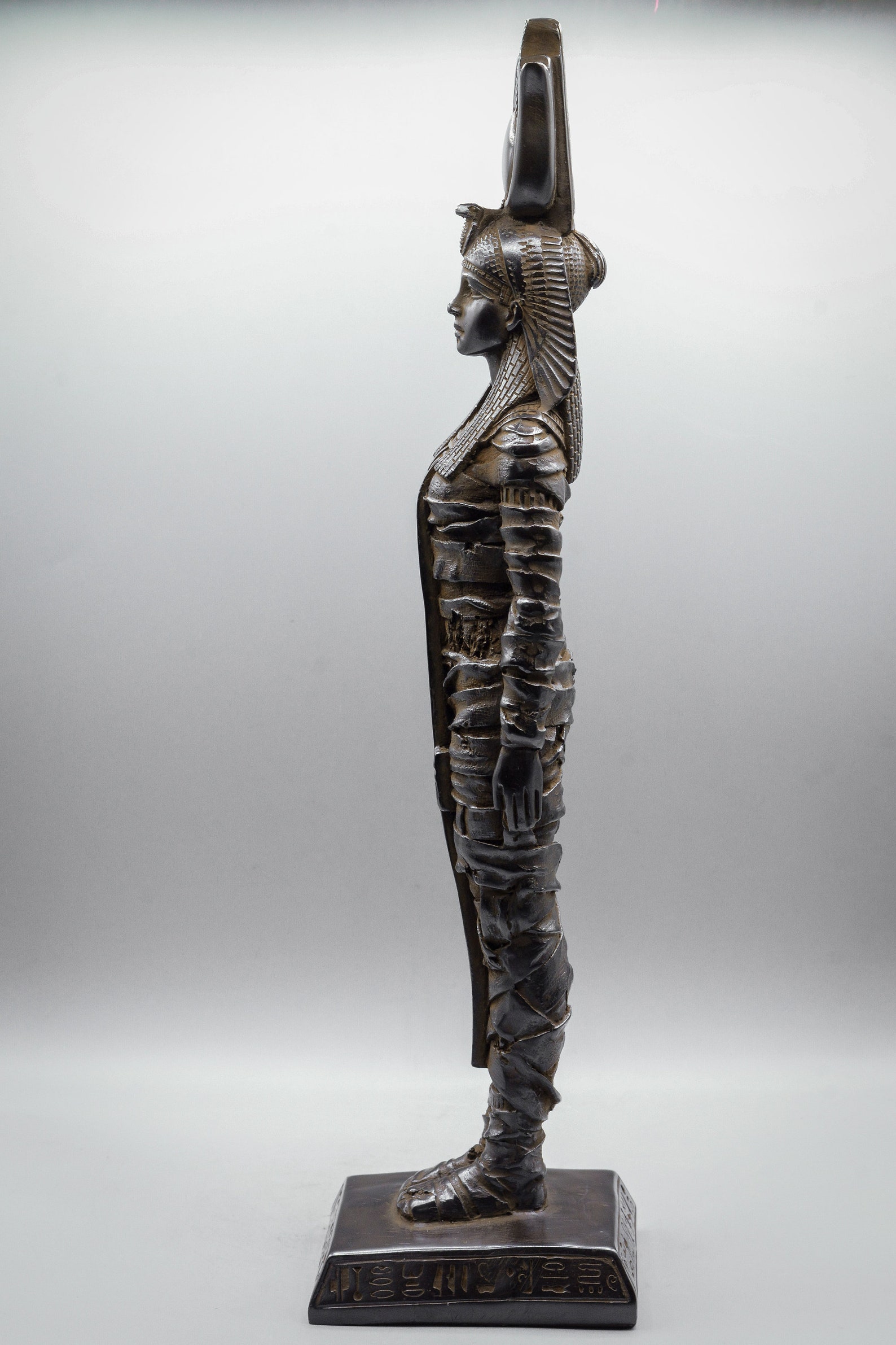 Unique Power of goddess Isis large black statue Contains eye | Etsy