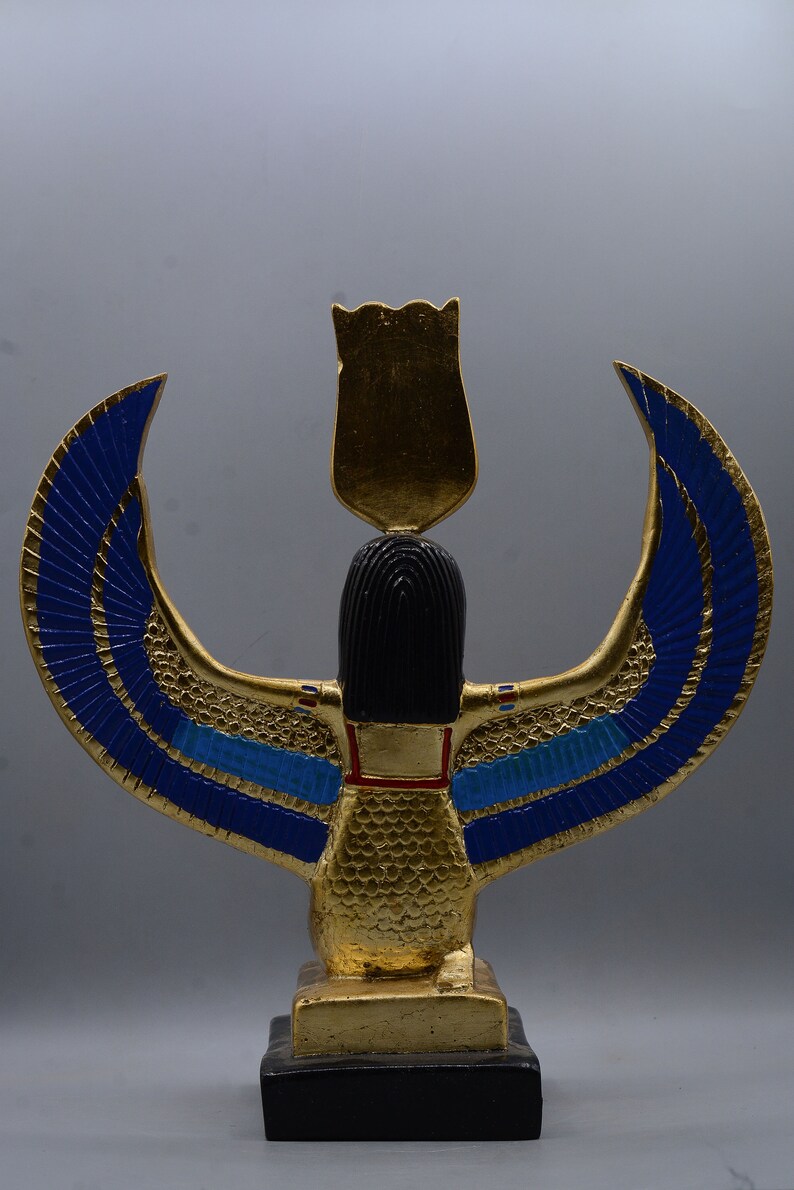 Unique Maat Goddess of Balance and Truth Open Wings Golden - Etsy