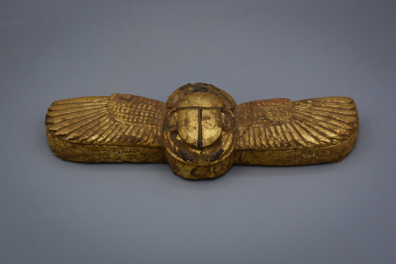 Unique EGYPTIAN Art Winged SCARAB BEETLE Khepri Stone 3 Style Made in ...
