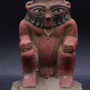 Unique Egyptian Art Statue of God Bes the Dwarf, Protector of ...