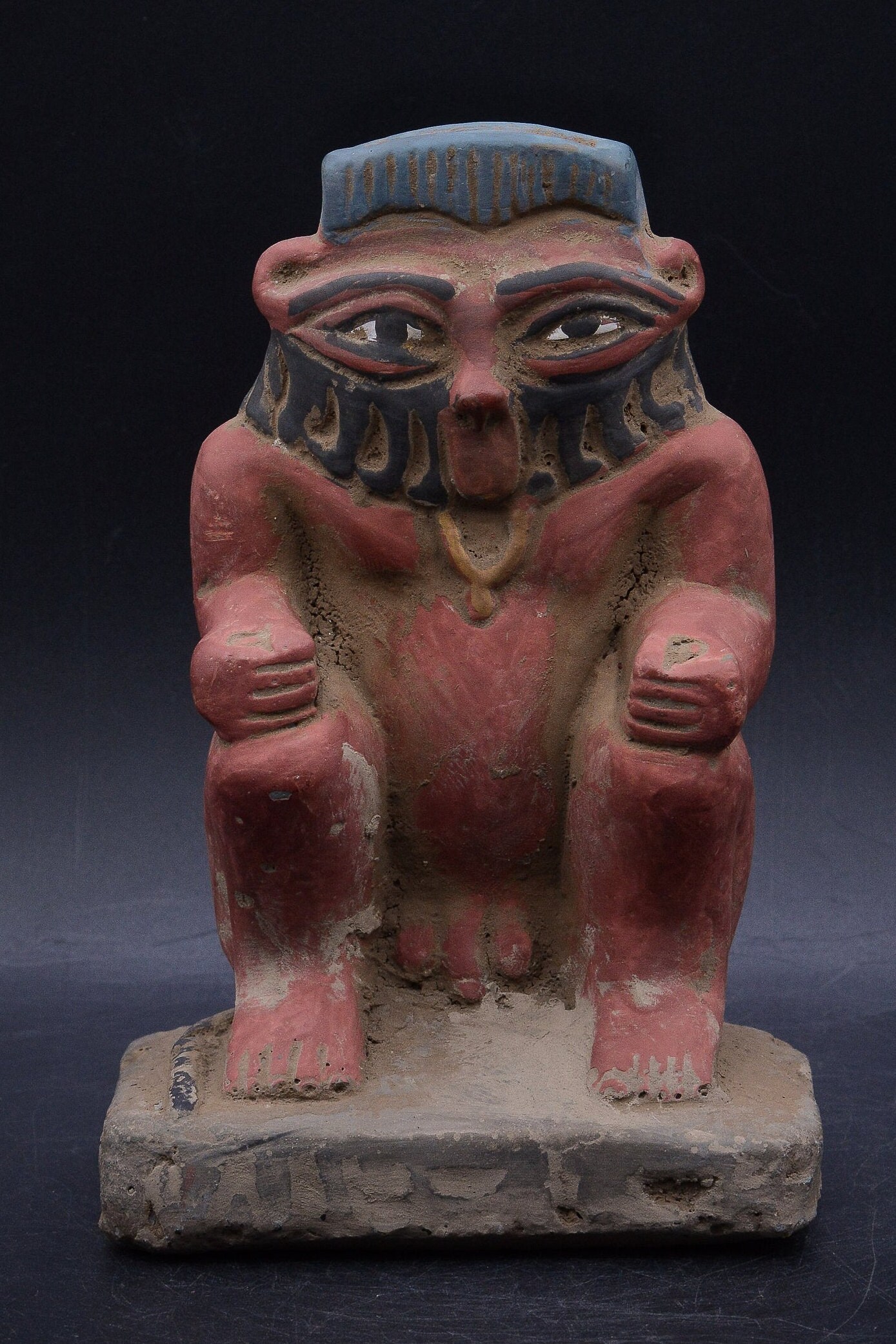 Unique Egyptian Art Statue of God Bes the Dwarf Protector of | Etsy