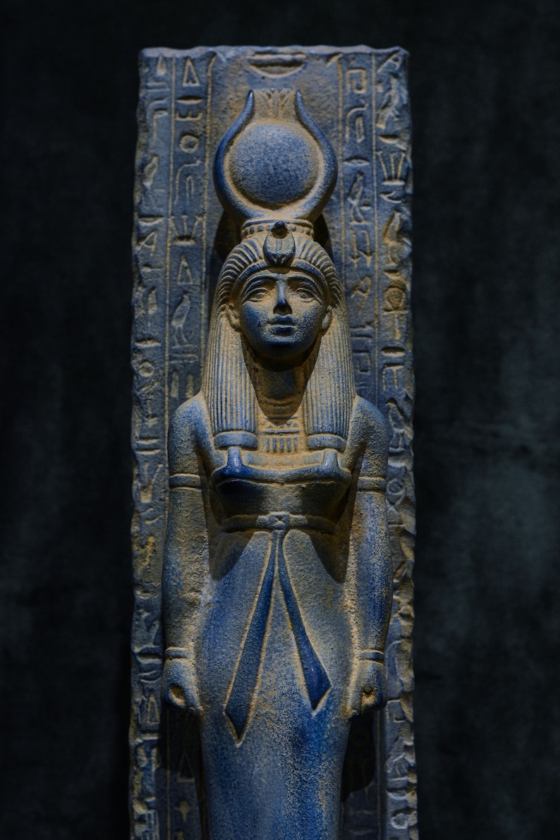 Unique Isis Statue Goddess of Healing and Magic Large Relief - Etsy