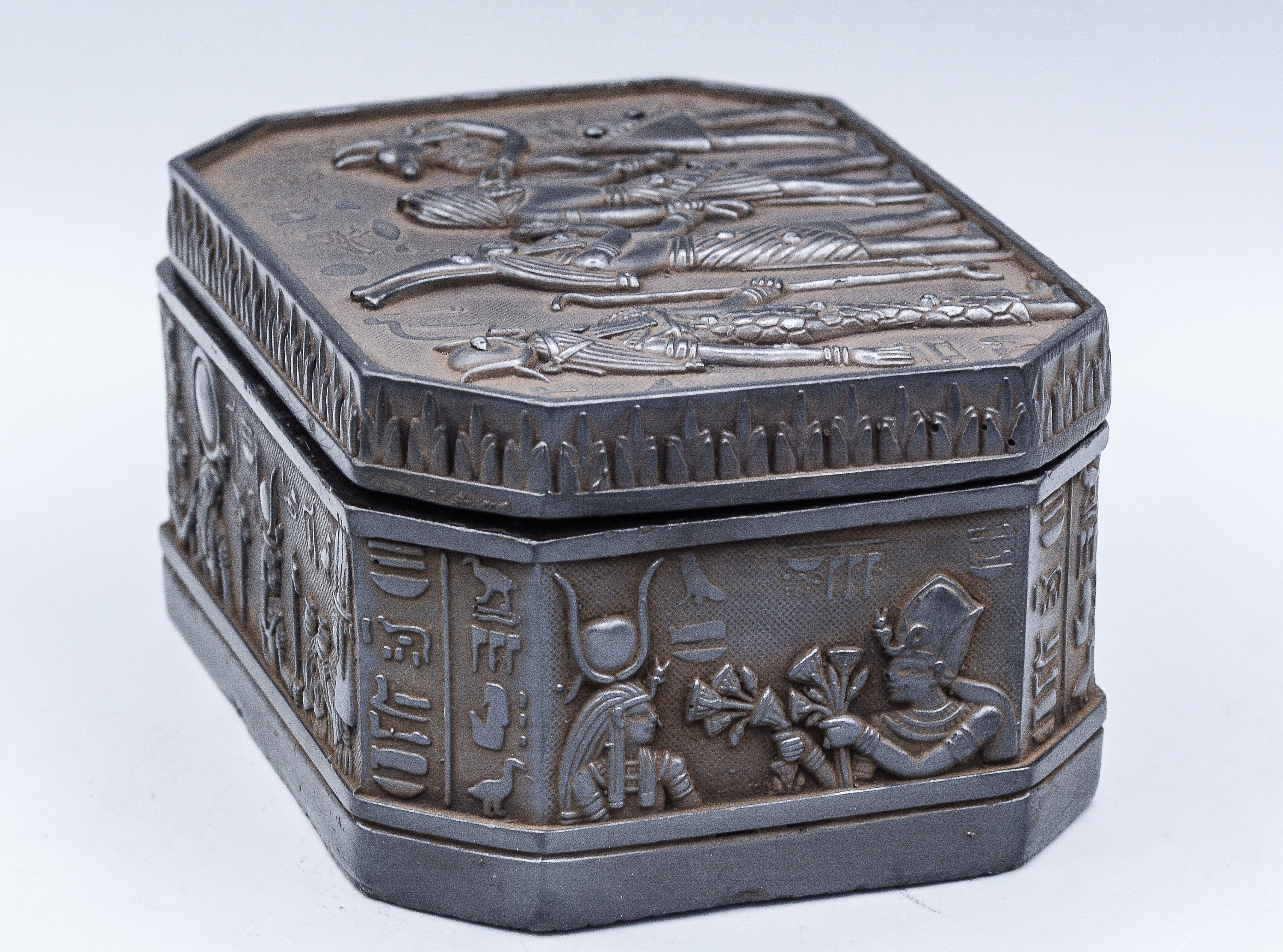 Egyptian art Box decorative Pharaonic black made in egypt | Etsy