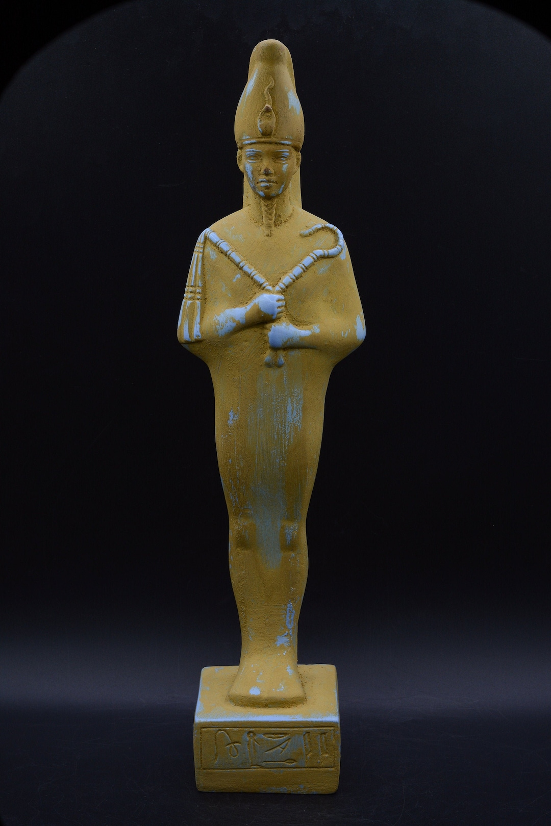 Statue of Ancient Egyptian Art God Osiris Lord of the Dead Large Stone ...