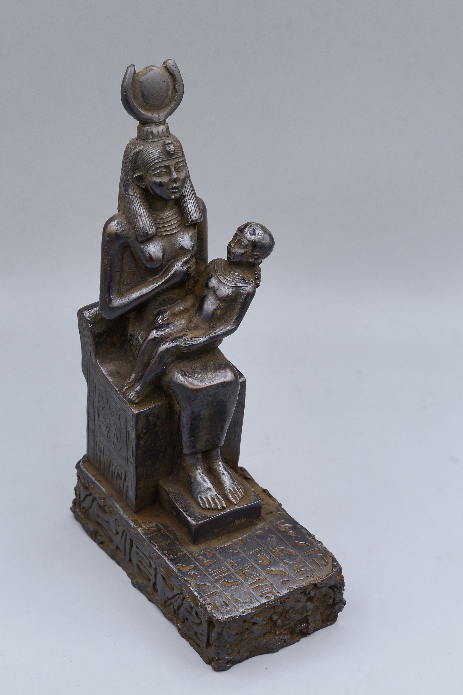 Statue of Isis Goddess of Healing Nursing the Child Horus - Etsy