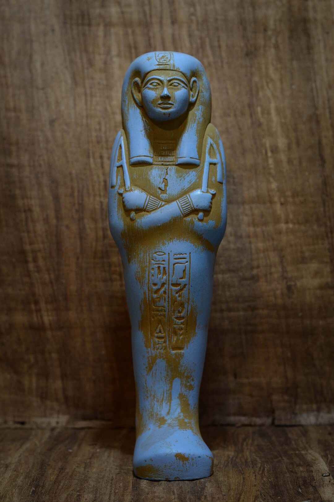 Statue of Egyptian Art Ushabti SHABTI QUEEN Blue Made in Egypt - Etsy