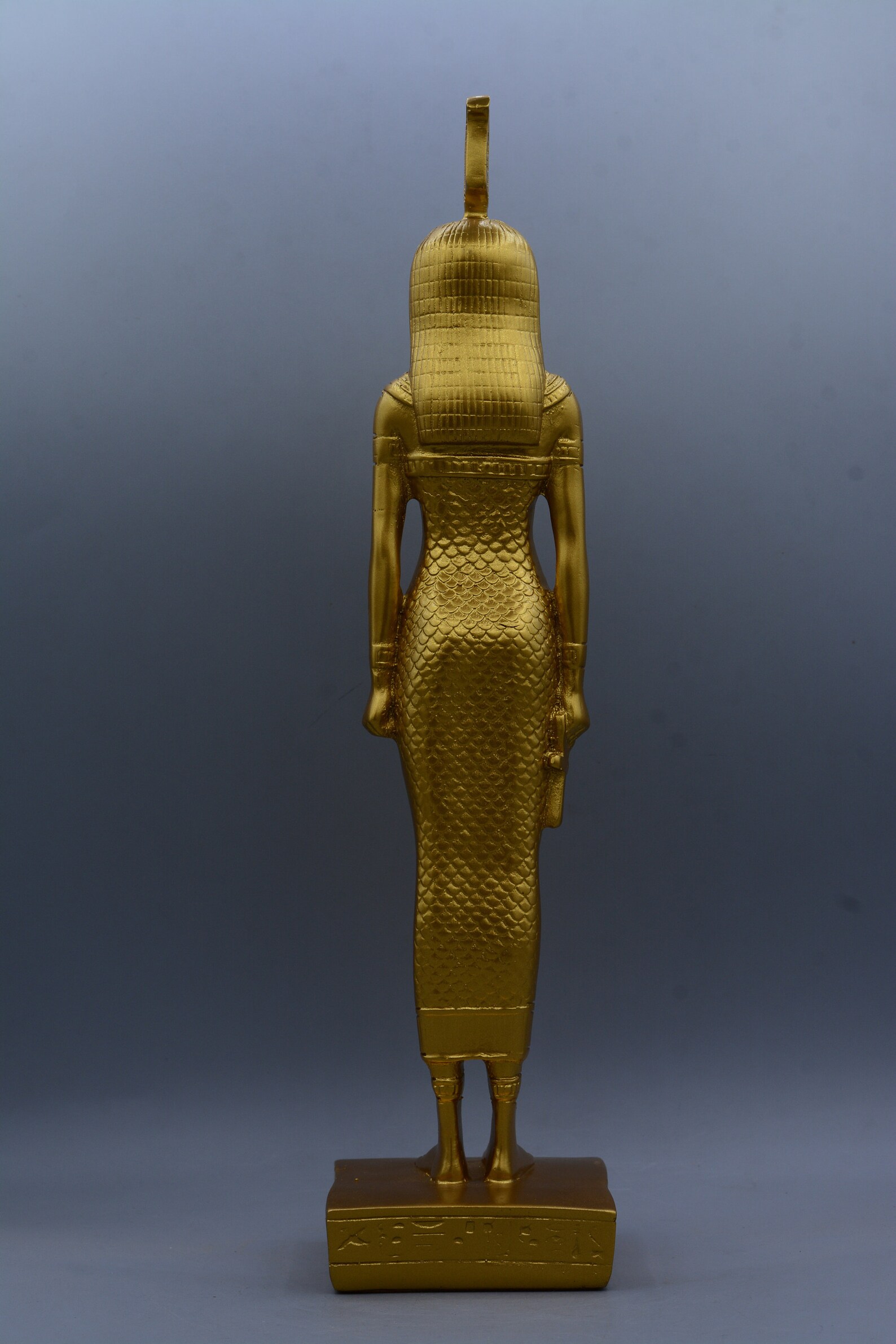Statue Maat Goddess of Balance and Truth Gold Standing Handmade ...