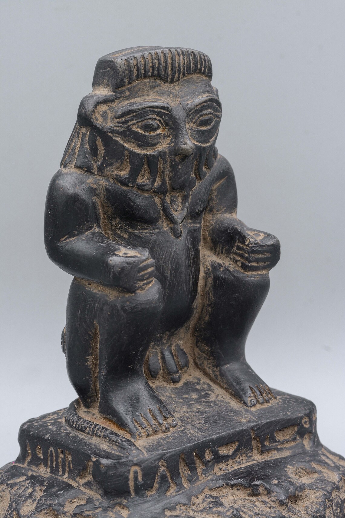 Unique Statue of God Bes the Dwarf, Protector of Households Stone Made ...