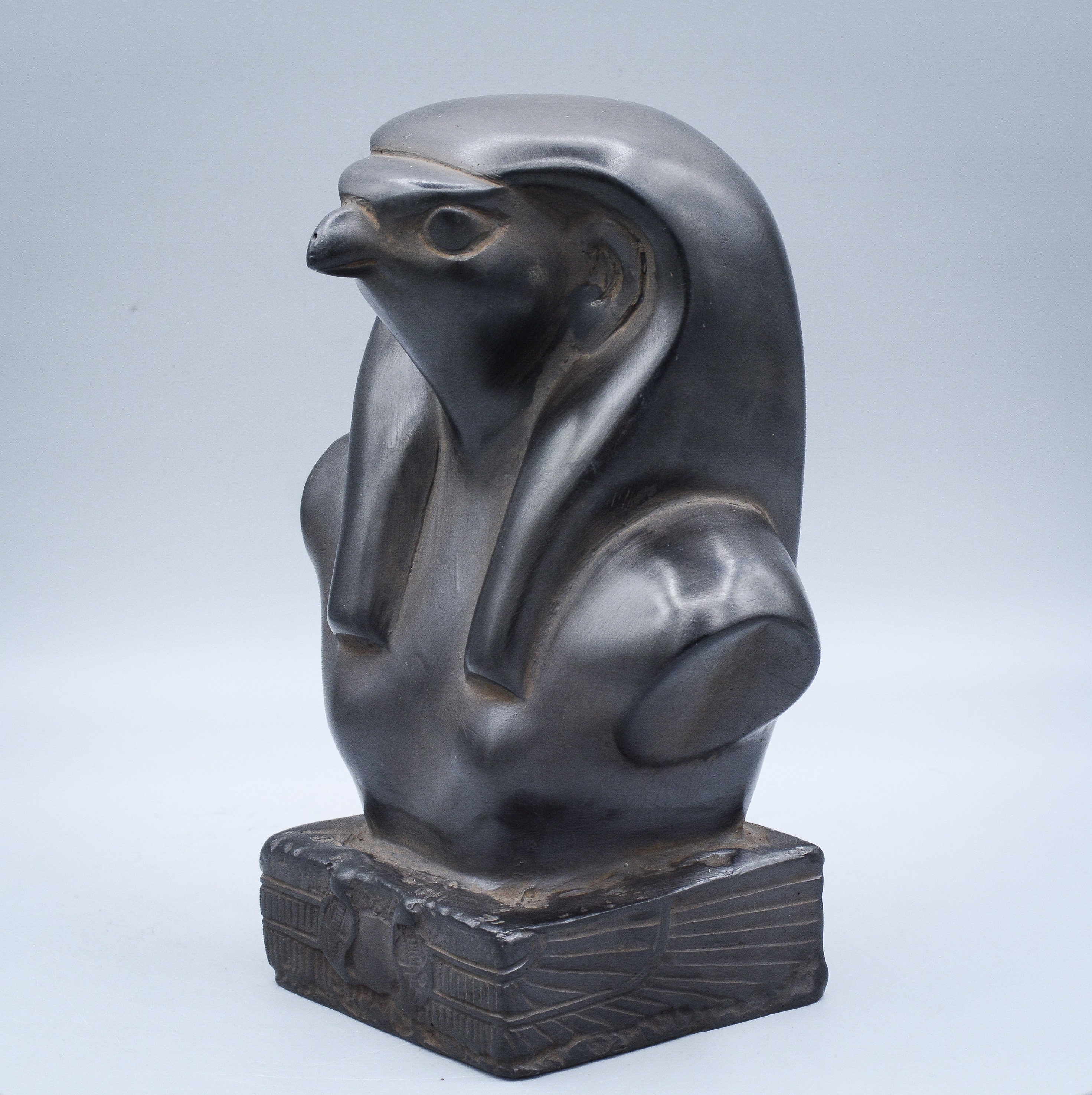 Statue of Egyptian Falcon Bird Horus (2 Color) Made in Egypt - Etsy