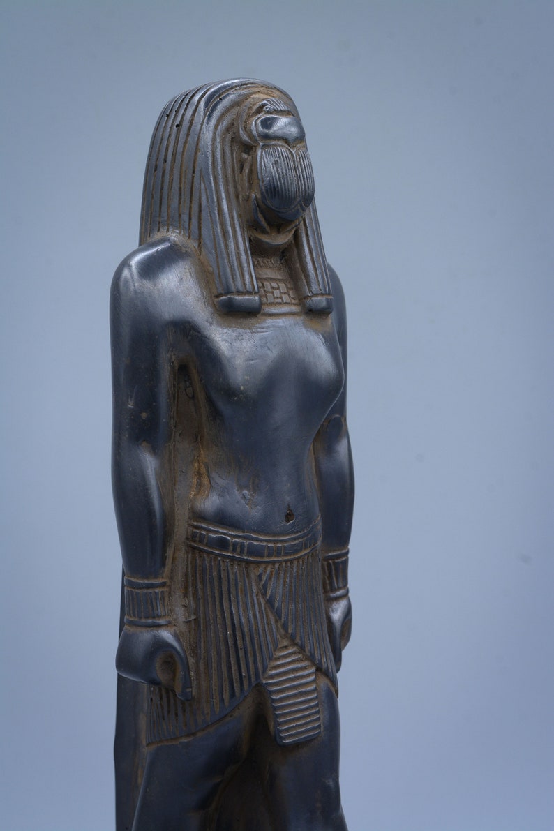 Statue of Egyptian God Khepri Scarab Sun God Black 2 Size Made in Egypt ...