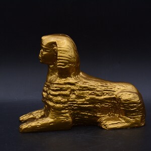 Statue of Egyptian Art Hand Made Sphinx 3 Color Gold / Bronze / White ...