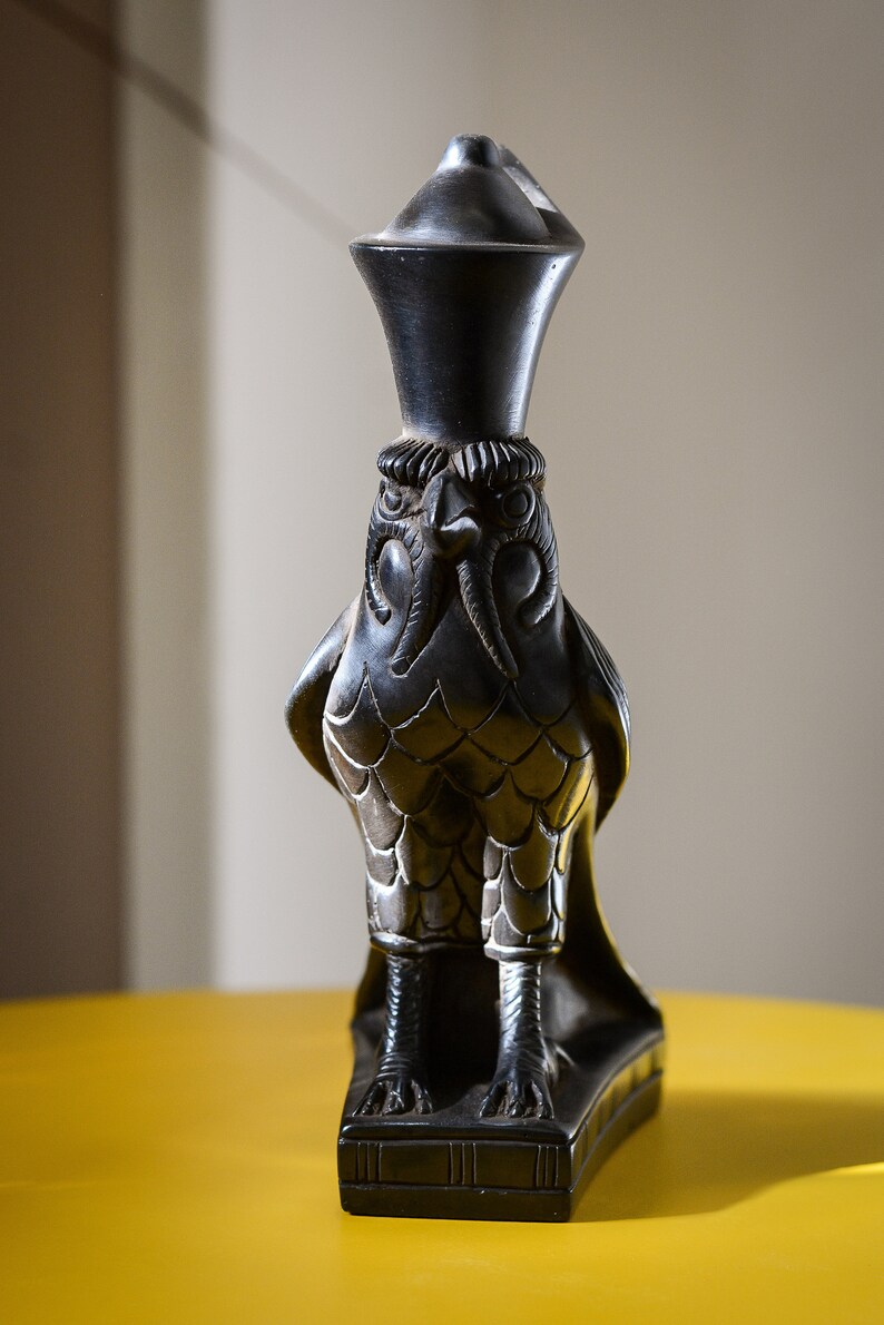 Unique Statue Horus as Falcon Bird Headed God of Sky Figurine - Etsy