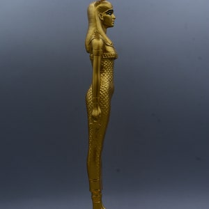 Statue Maat Goddess of Balance and Truth Gold Standing Handmade ...