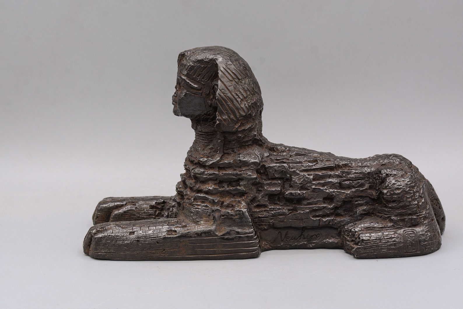 Egyptian Statue Sphinx Black Solid Stone Heavy Made in Egypt - Etsy