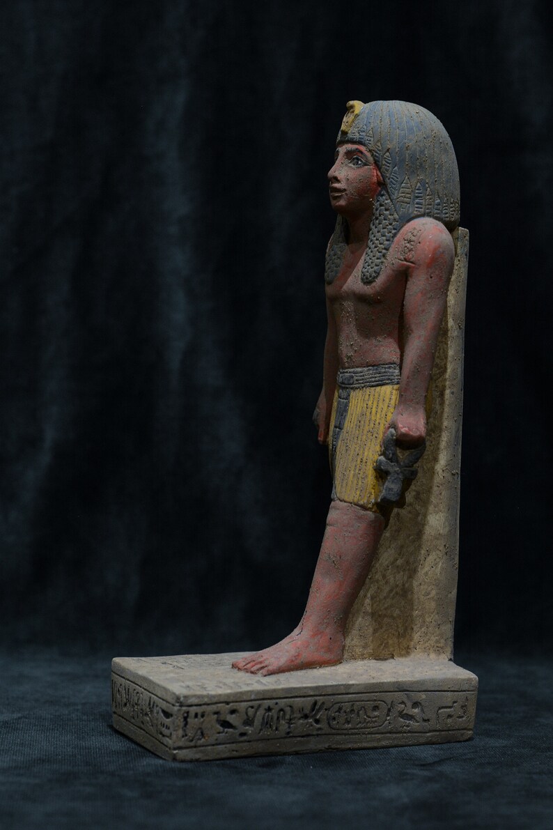 Unique Statue of Egyptian Art Sculpture Pharaoh Seti II Heavy - Etsy