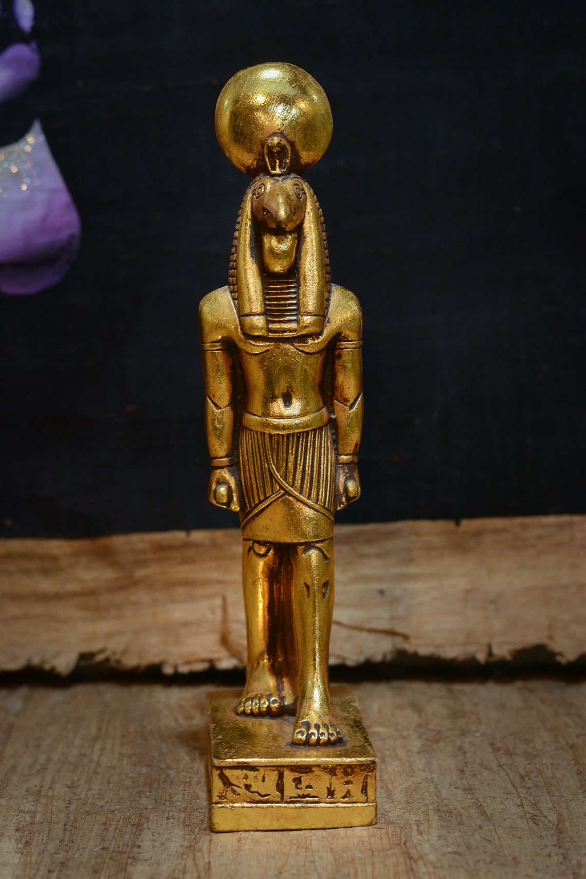 Statue Thoth God of Writing and Wisdom paint gold leaf made in | Etsy