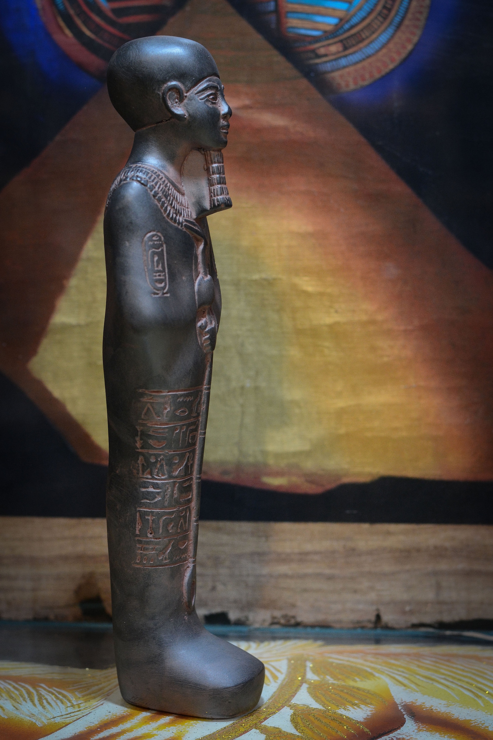 Statue of Ptah Sculpture God of Memphis and Craftsmen Black - Etsy