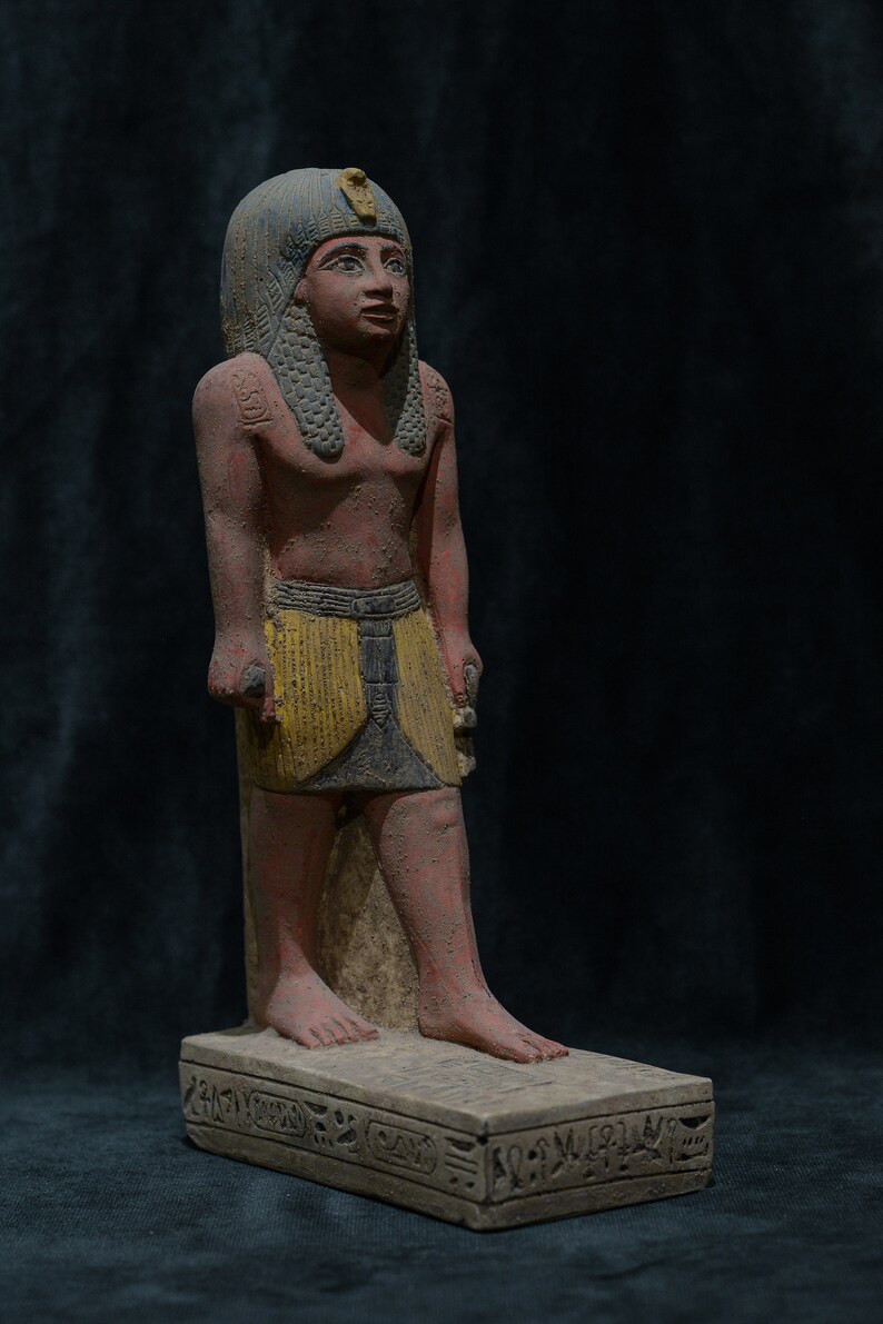 Unique Statue of Egyptian Art Sculpture Pharaoh Seti II Heavy - Etsy