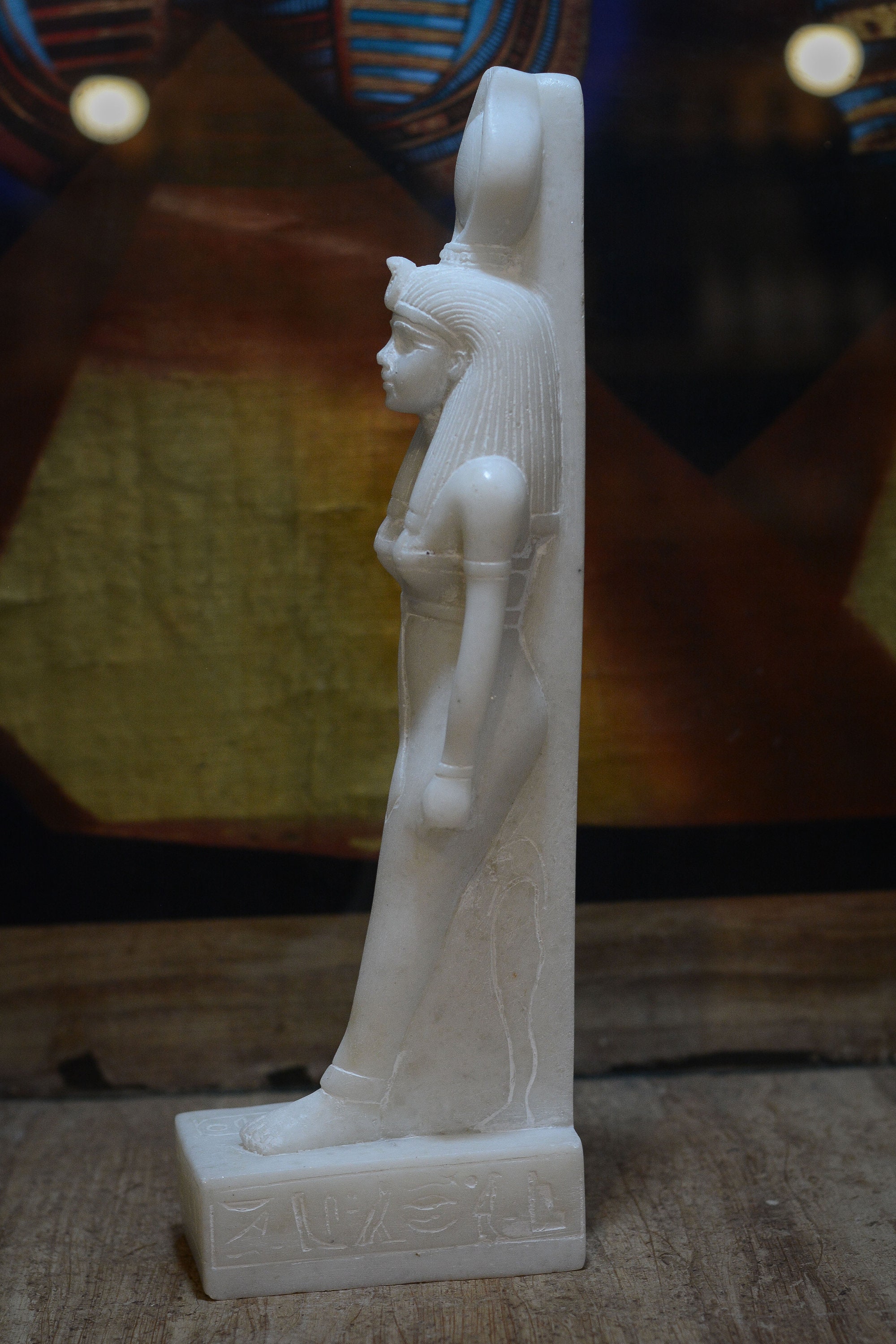 Isis Statue White Goddess of Healing and Magic Sculpture Altar - Etsy