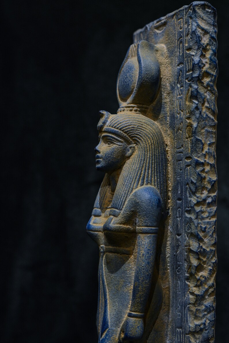 Unique Isis Statue Goddess of Healing and Magic Large Relief - Etsy