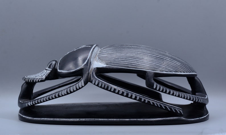 Unique Egyptian Art Big Scarab Amulet Beetle Very Heavy Large | Etsy