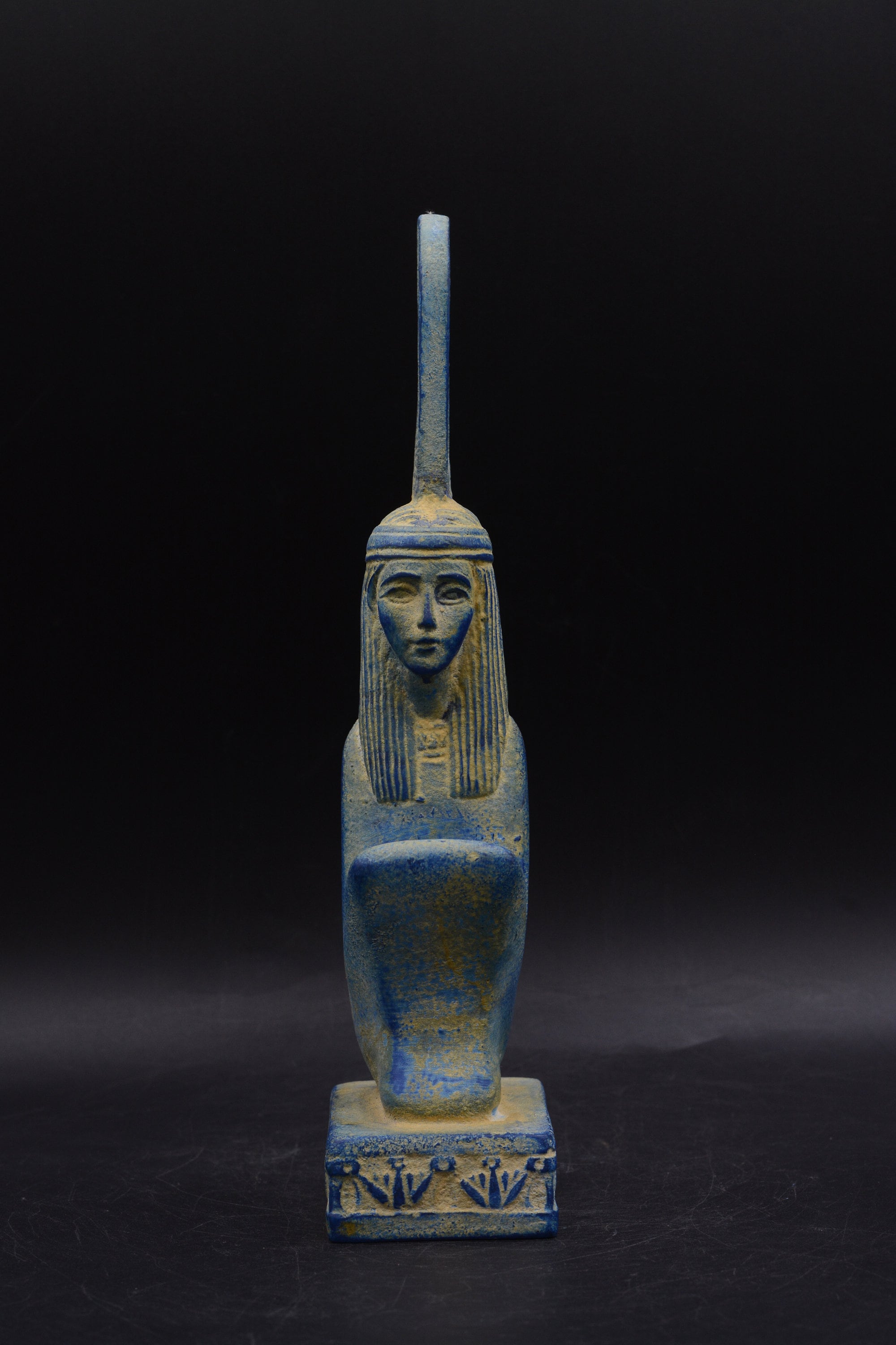 Statue Maat Goddess of Balance and Truth Blue Figurine Handmade ...
