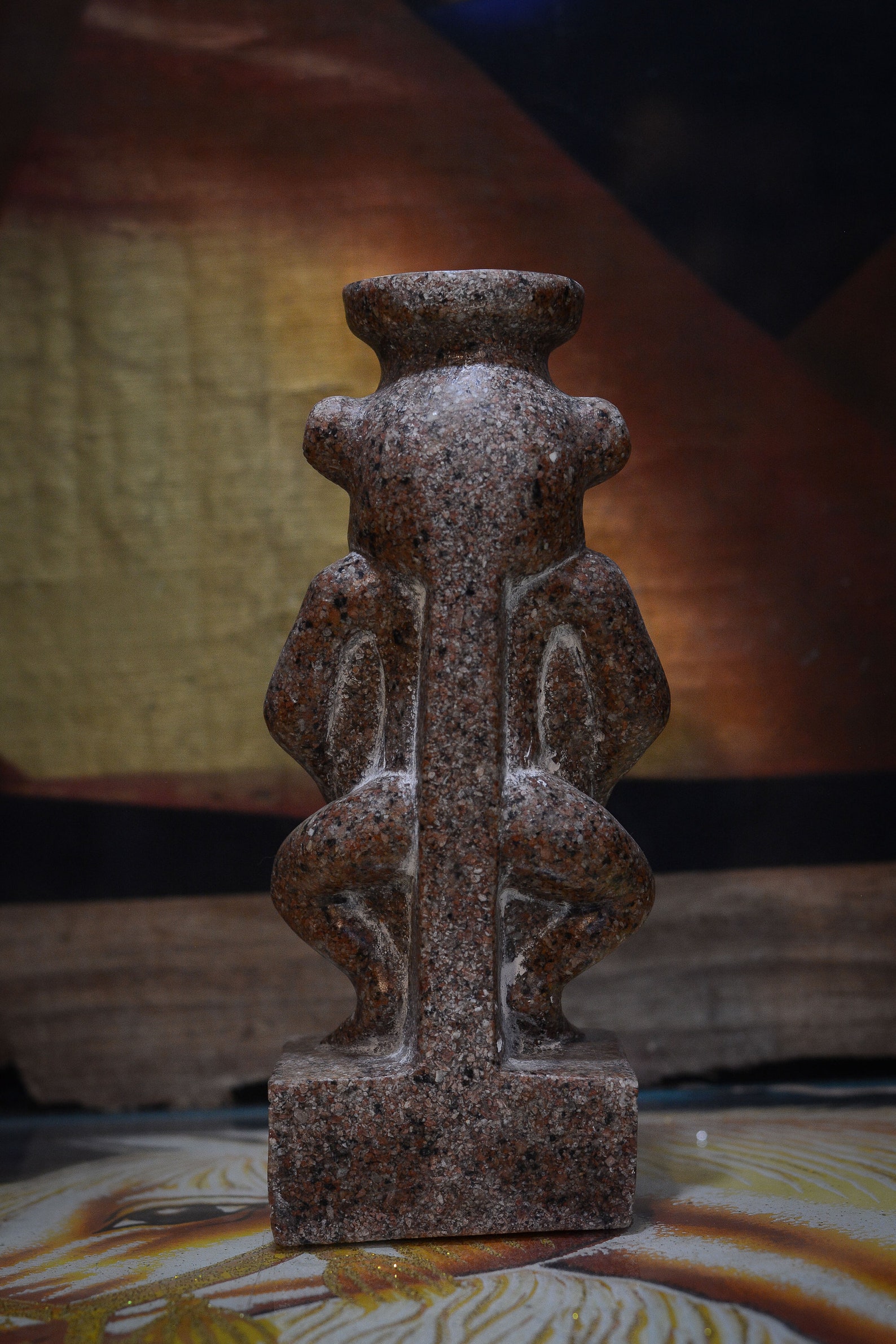 Egyptian Statue Bes God of Entertainment Sculpture Granite - Etsy