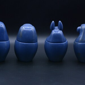 Canopic Jars Set of 4 Sons Four Horus Powder of Labs Casted Resin ...