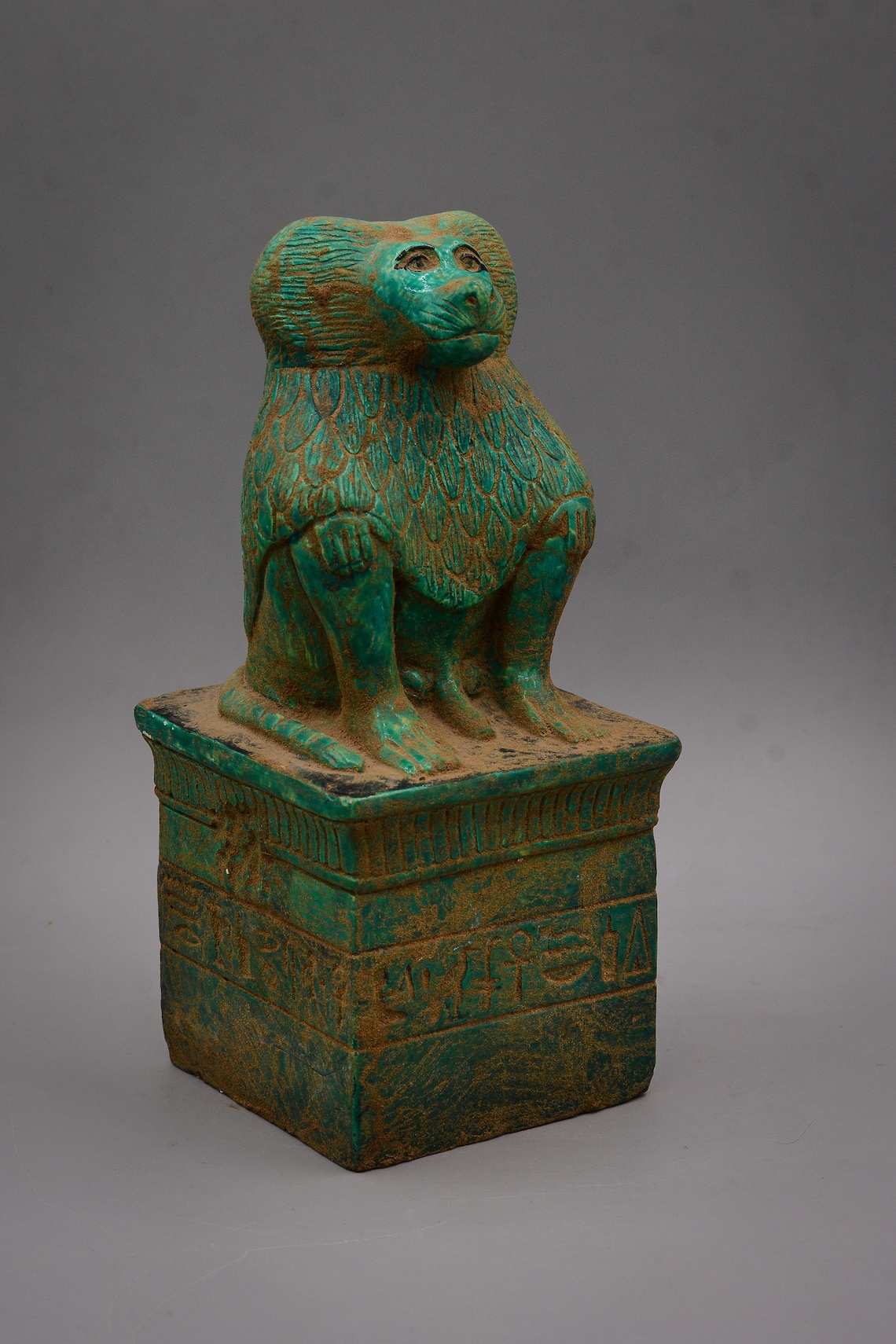 Statue of Thoth Baboon Seated Monkey moon God Thoth and | Etsy