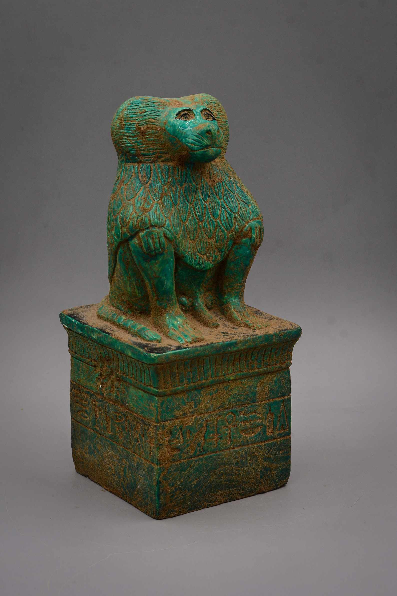 Statue of Thoth Baboon Seated Monkey (moon God Thoth) and Wisdom ...