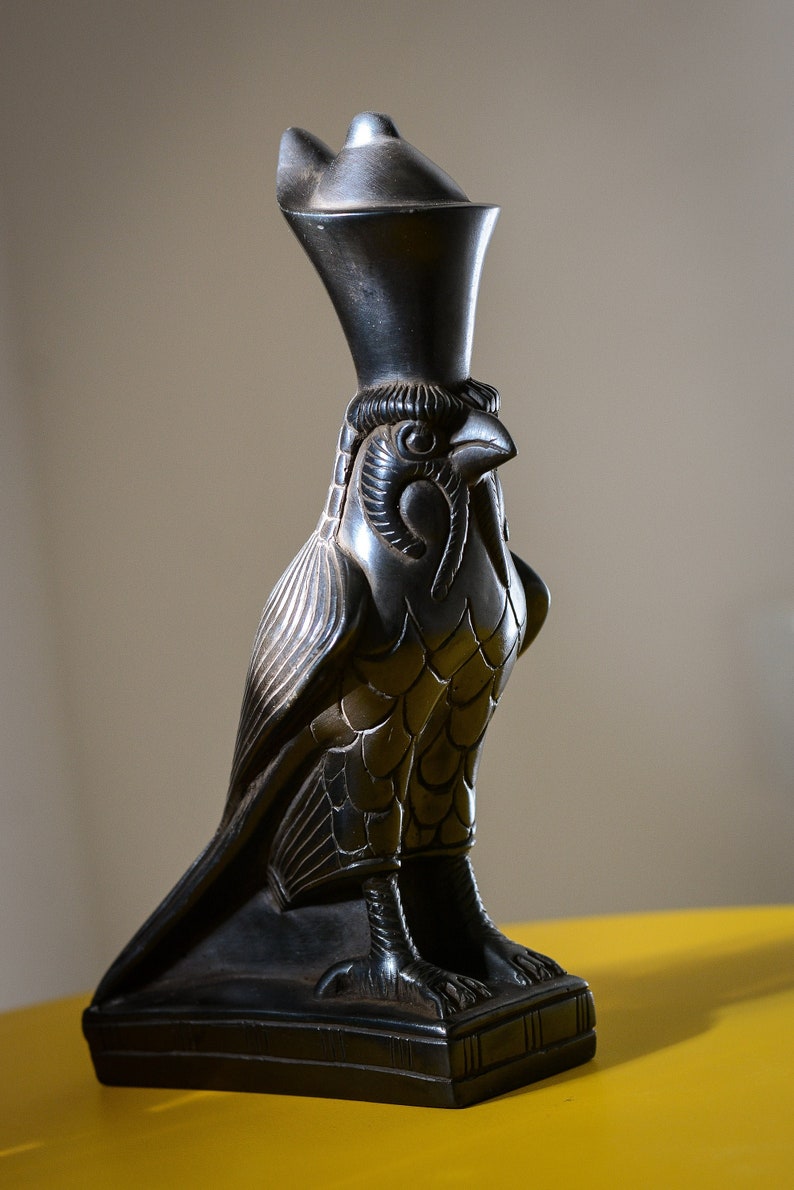 Unique Statue Horus as Falcon Bird Headed God of Sky Figurine - Etsy
