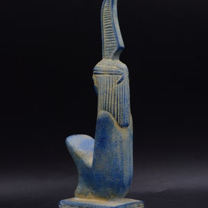 Statue Maat Goddess of Balance and Truth Blue Figurine Handmade ...