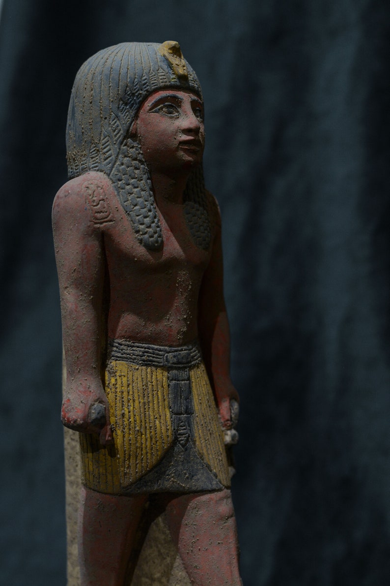 Unique Statue of Egyptian Art Sculpture Pharaoh Seti II Heavy - Etsy