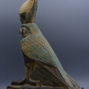 Statue Horus Falcon Bird Headed God of Sky Unique Art - Etsy