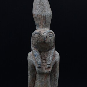 Statue of Egyptian Falcon Bird God Horus Stone Made in Egypt - Etsy
