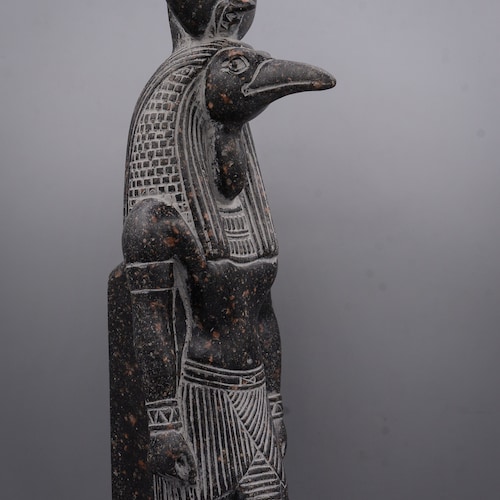 2 Egyptian Statue Anubis and Thoth Antique Ancient Egypt Gods - Etsy