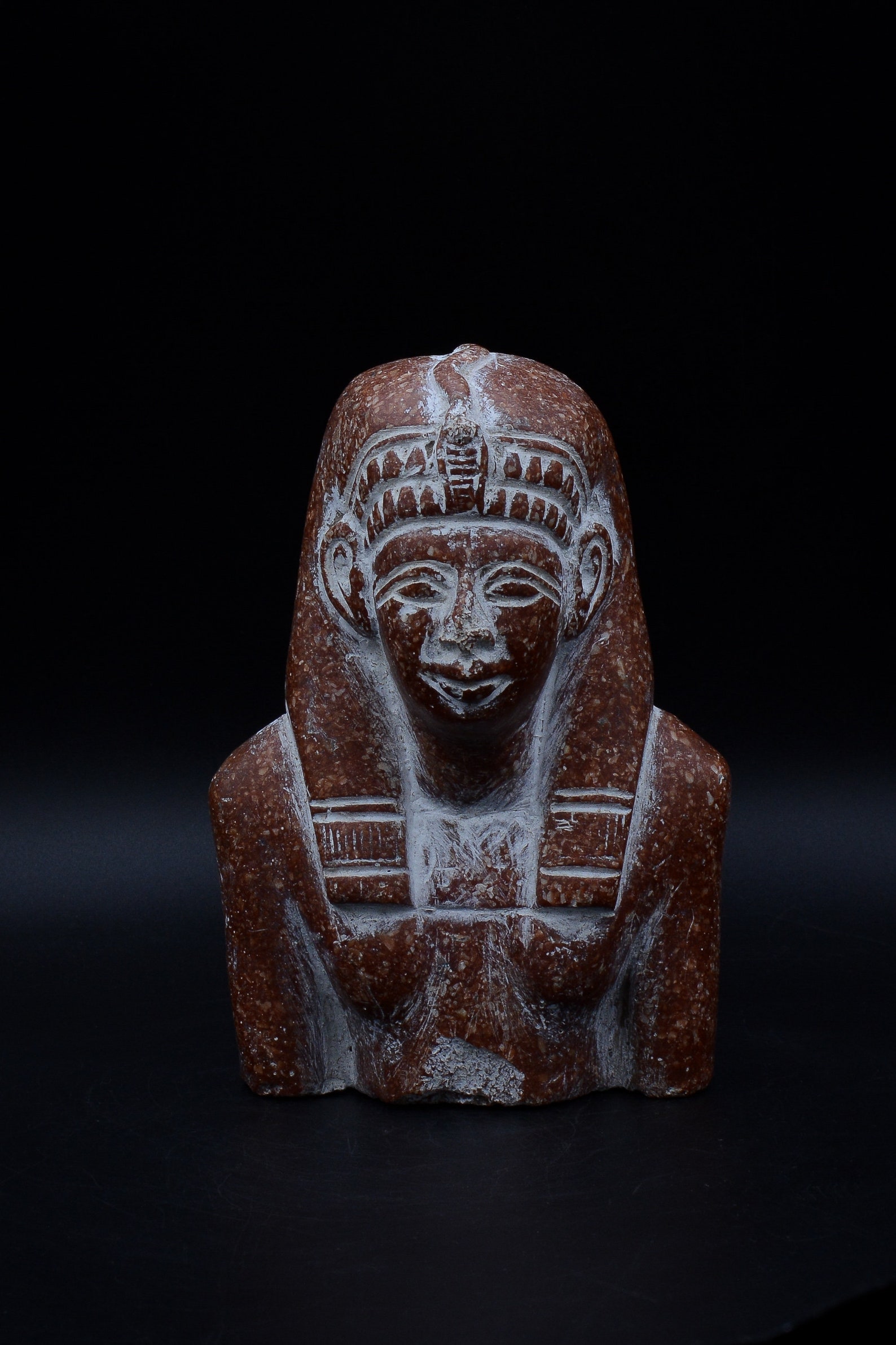 Unique Egyptian Statue of Queen Tiye Carved Stone Made in - Etsy