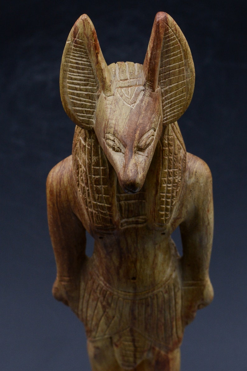 Unique Statue of God Anubis Hand Carving Vintage Stone Made in Egypt - Etsy
