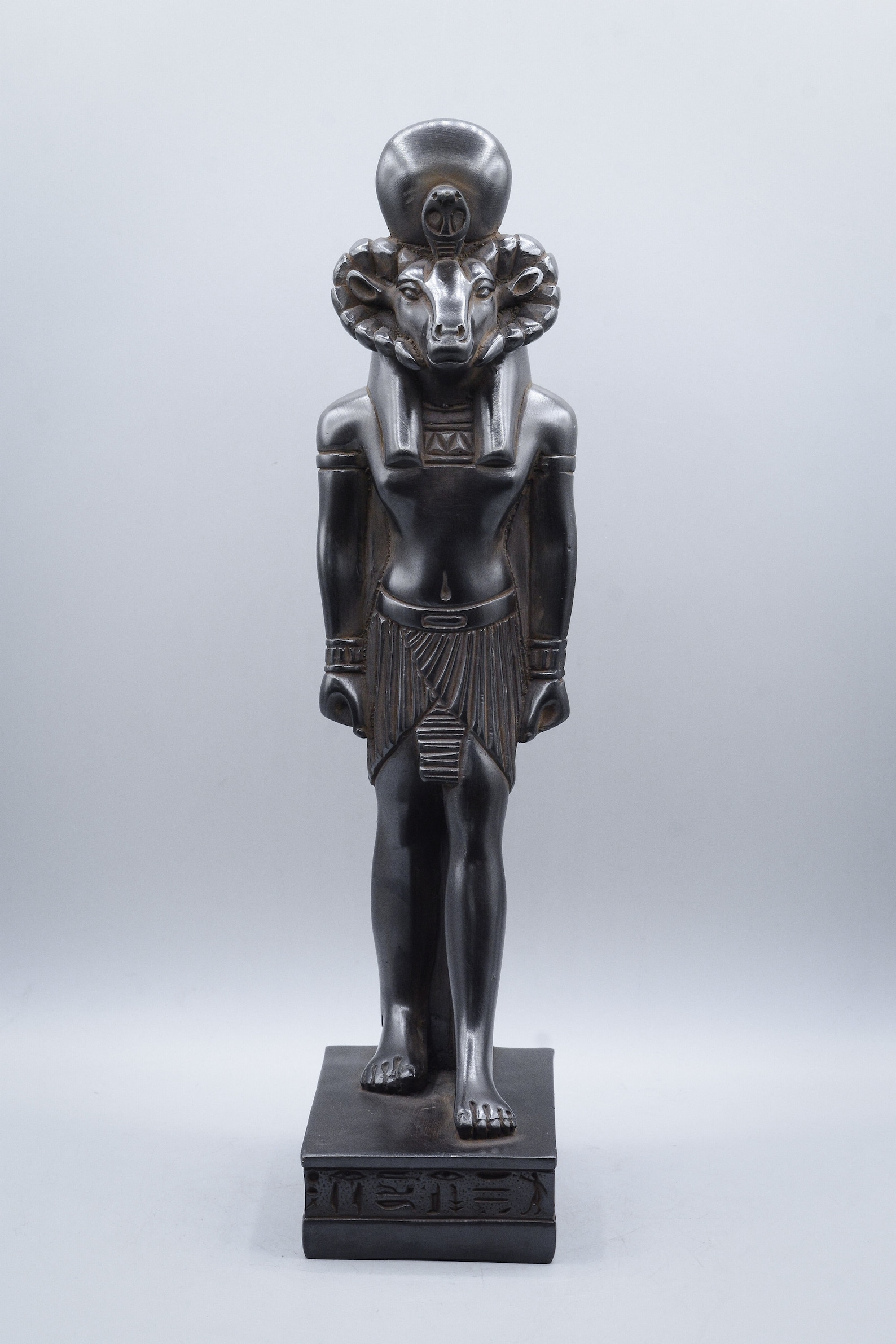 Unique Ancient Egyptian God Khnum Statue Large Solid Stone - Etsy