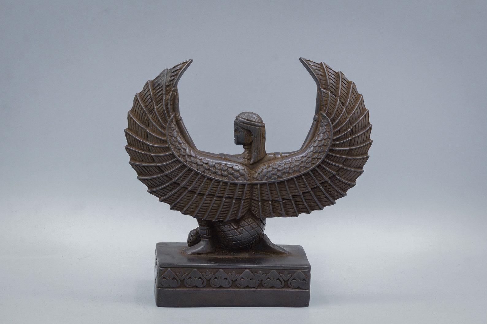 Egyptian Goddess Isis Wings of protection black 2 size made in | Etsy