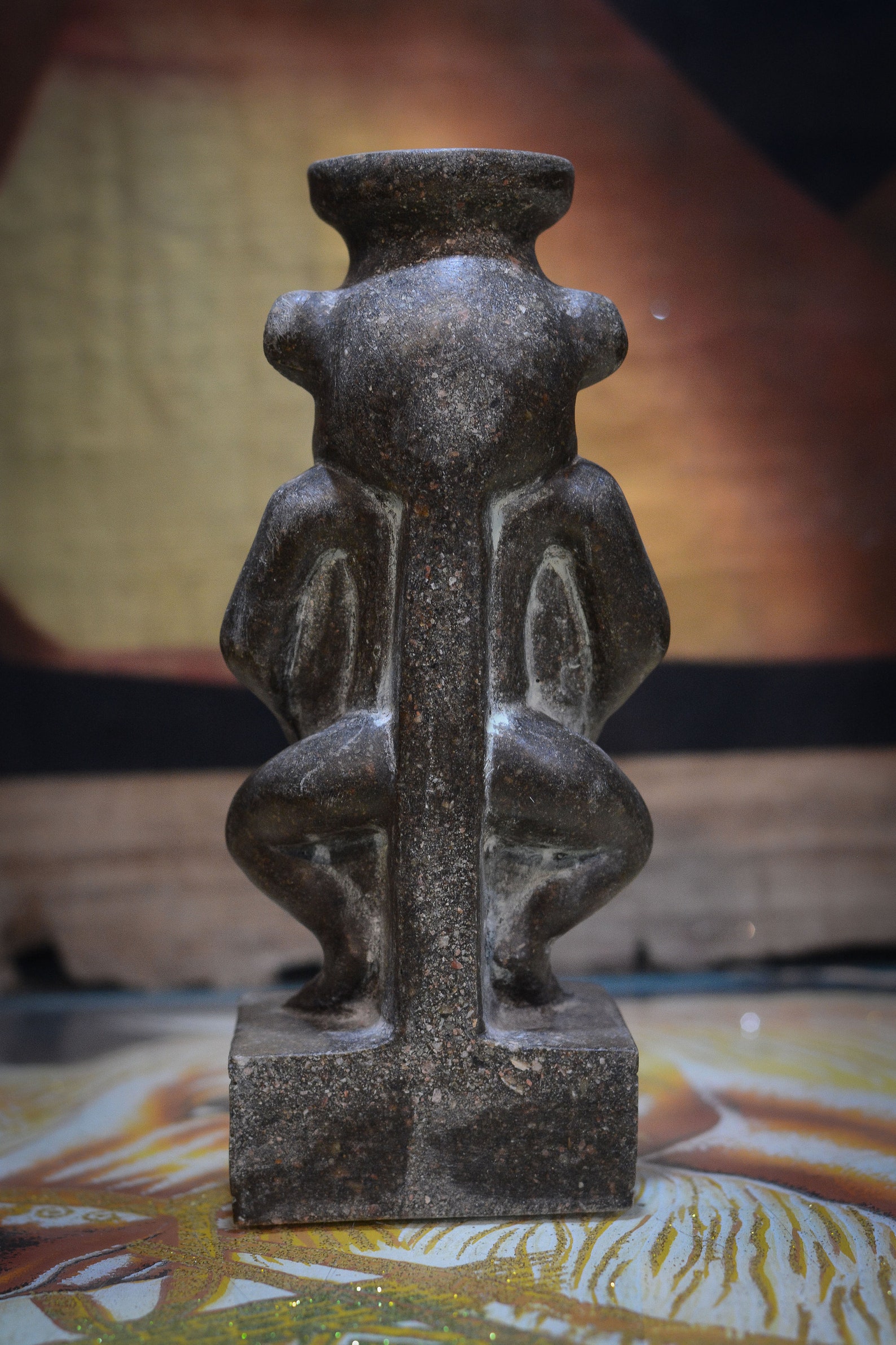 Egyptian Statue Bes God of Entertainment Sculpture Granite - Etsy