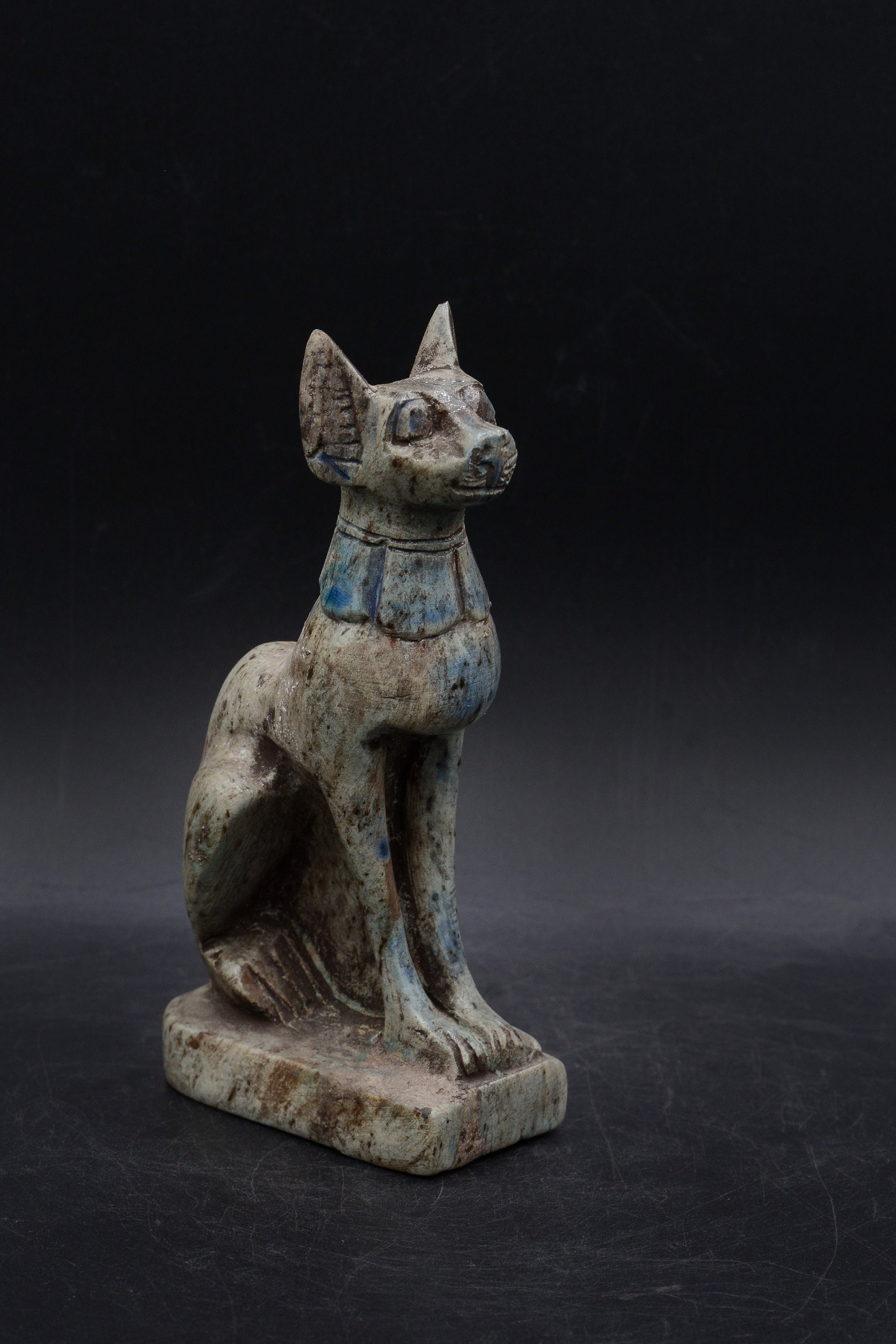 Vintage statue god Anubis jackal Figurine Sculpture carved | Etsy