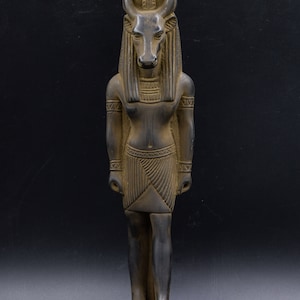 Statue Montu God of War Lord of Medamud, Depicted With a Bull’s Head ...
